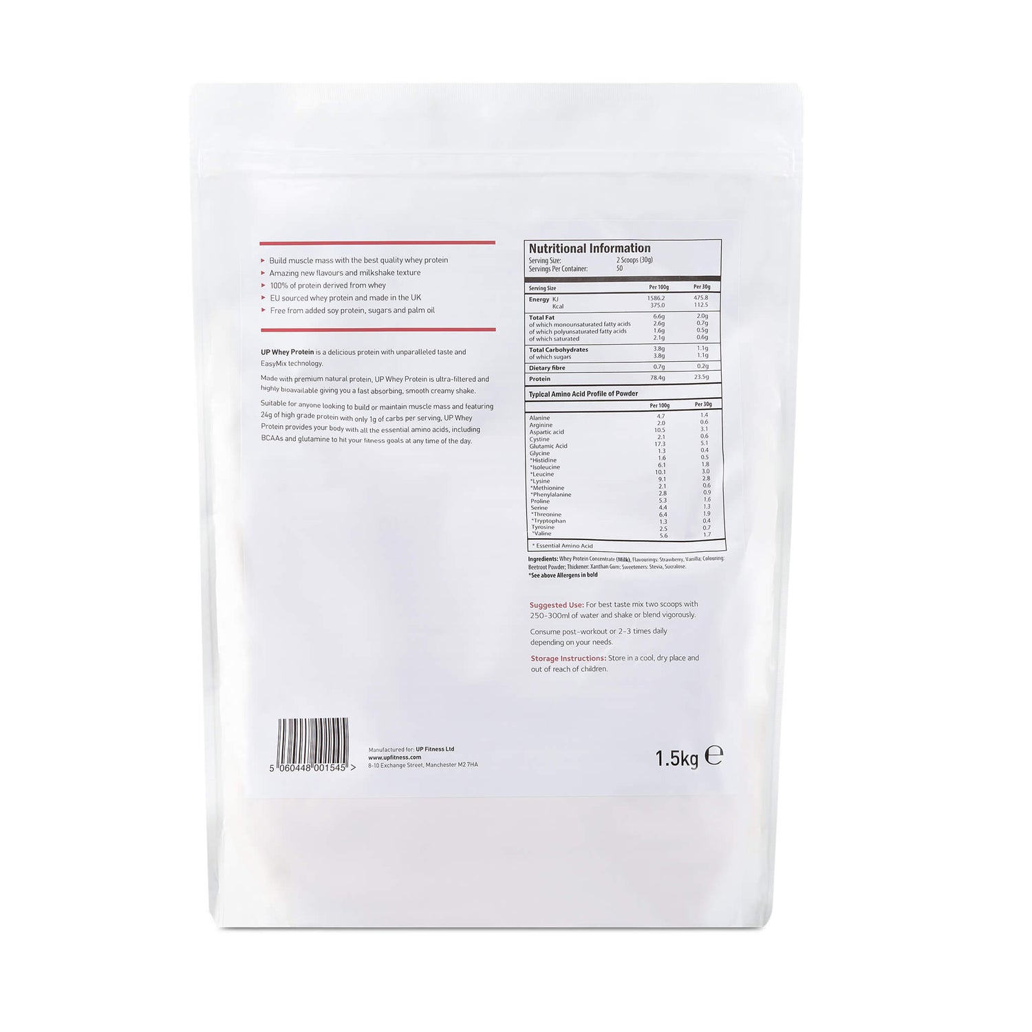 Whey Protein Powder | Enriched with BCAAs
